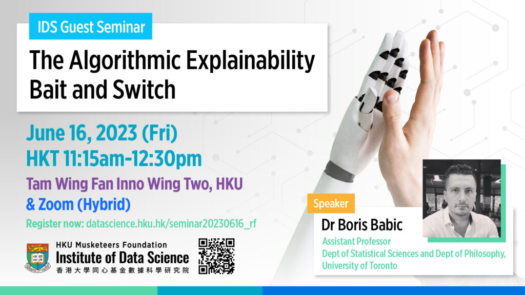 Boris BABIC - HKU Musketeers Foundation Institute of Data Science