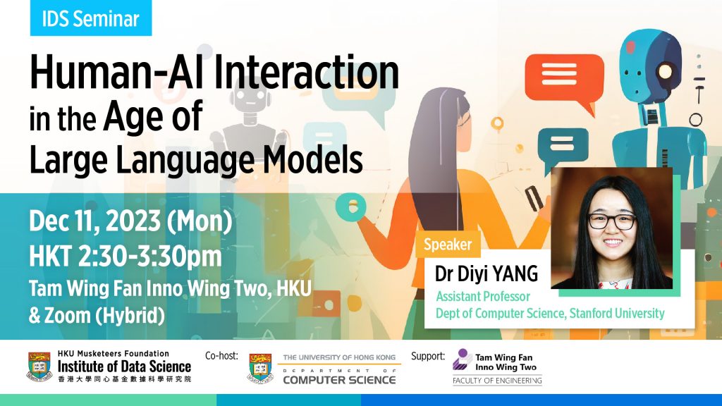 HKU IDS Guest Seminar: Human-AI Interaction in the Age of Large ...