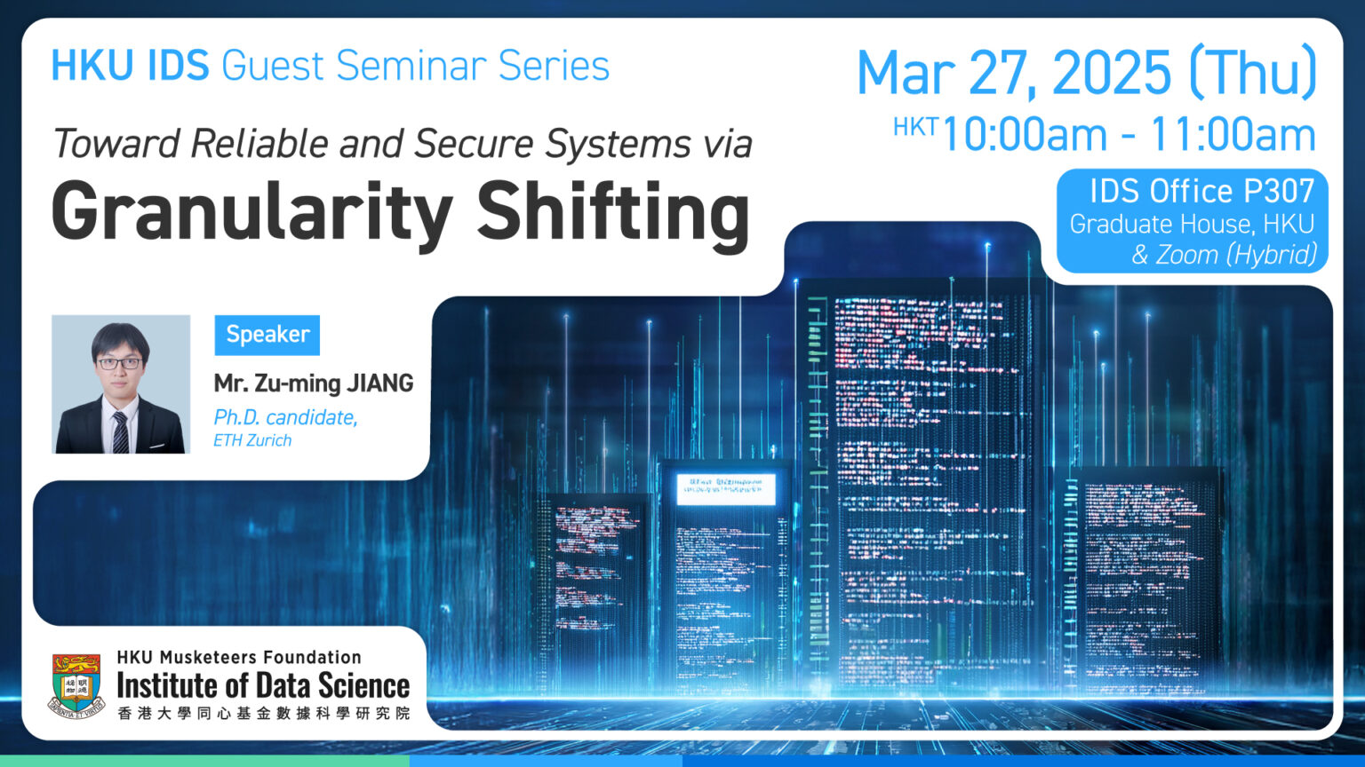 HKU IDS - HKU Musketeers Foundation Institute of Data Science